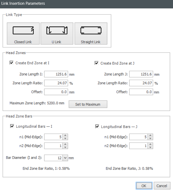 Define Merged Wall Reinforcement in Polyline Column Editor